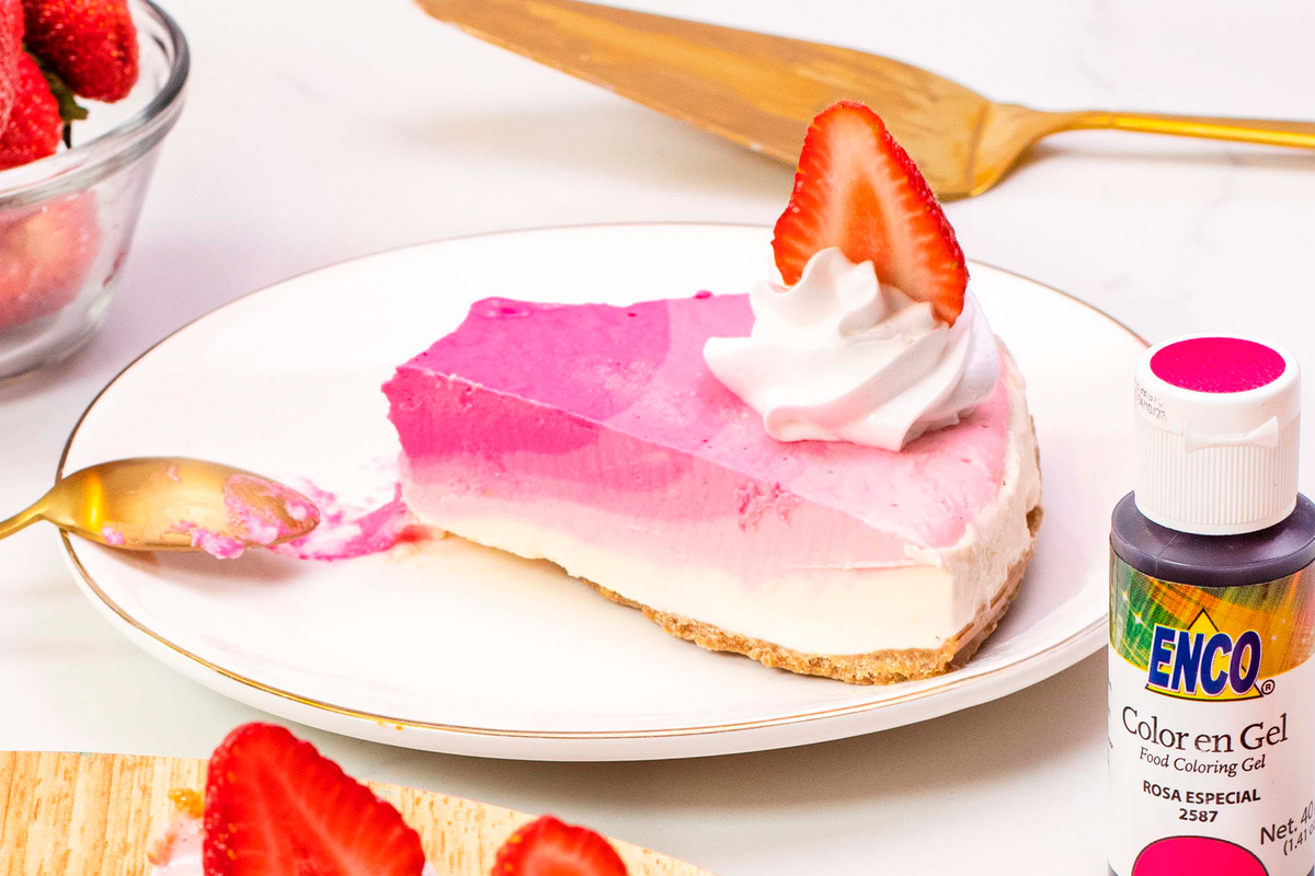 ¡NUEVA RECETA! Cheesecake Rosado – ENCO Menudeo