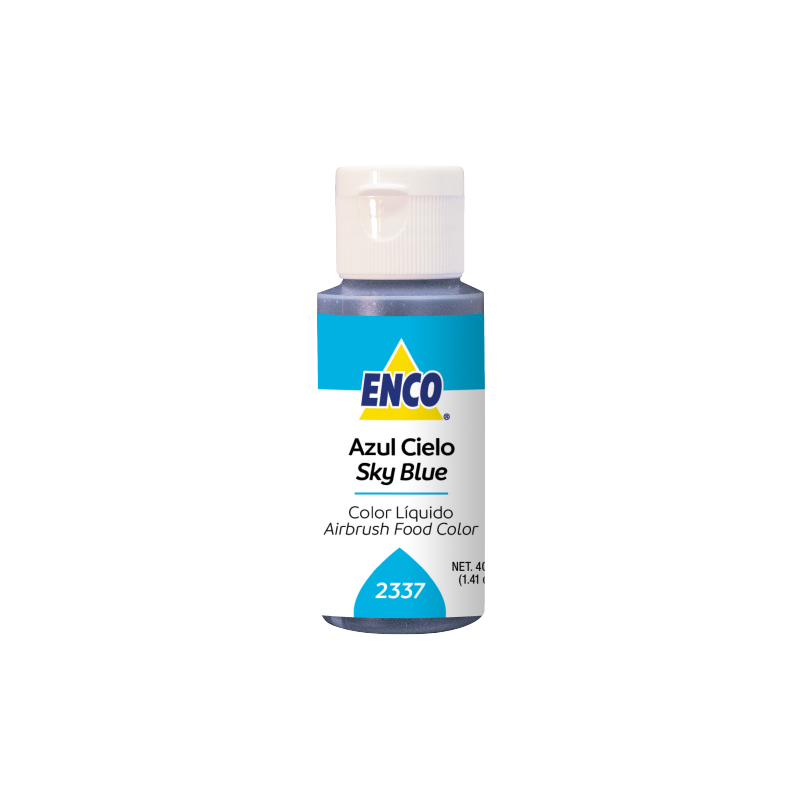 COLOR AZUL CIELO LIQ. 2337 (40G) – ENCO Menudeo