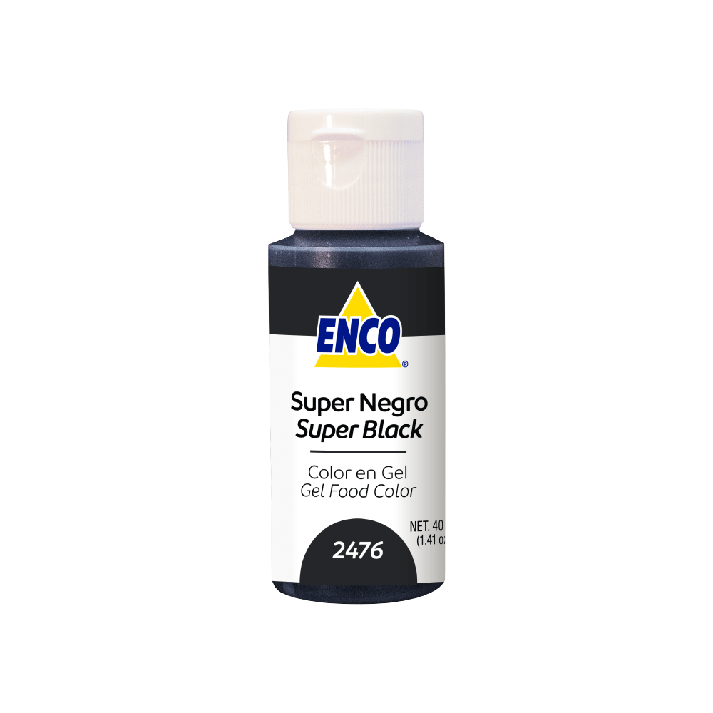 Color en Gel Super Negro ENCO, 40g – ENCO Menudeo