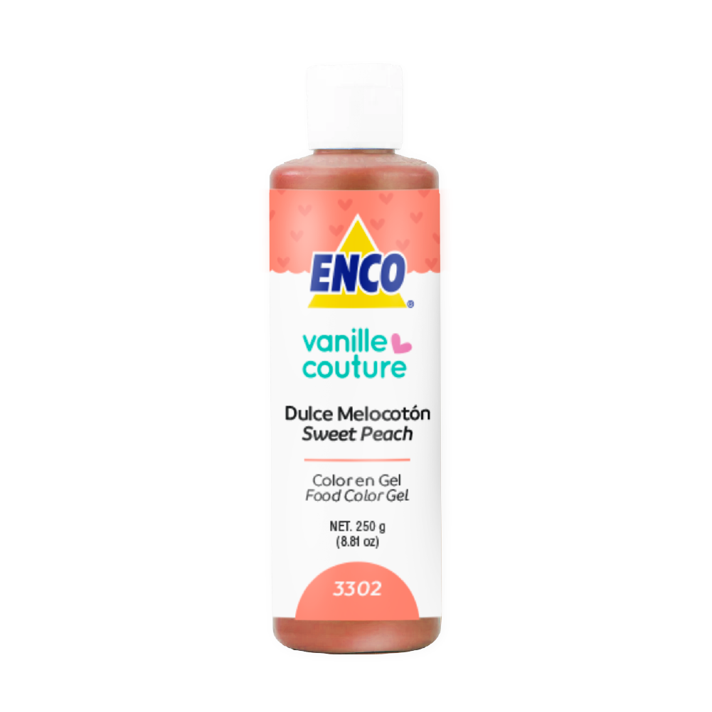 COLOR DULCE MELOCOTON EN GEL 3302 (250G) – ENCO Menudeo